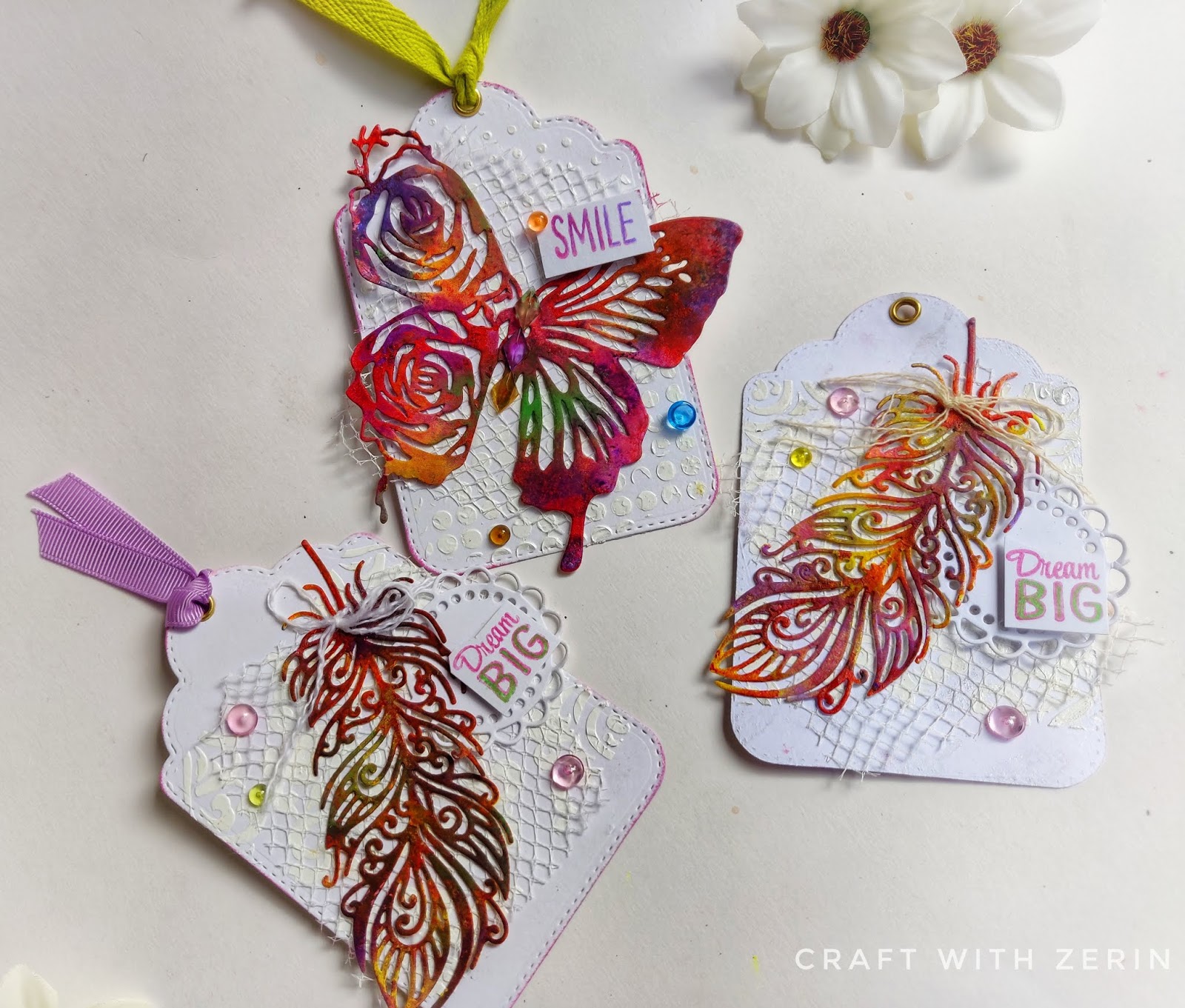 Craft with Zerin: Tag making tutorial