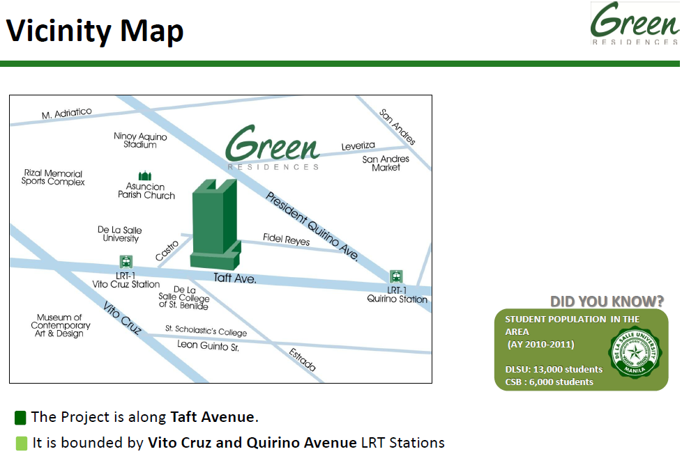 SM DEVELOPMENT CORPORATION CONDOMINIUM: GREEN RESIDENCES