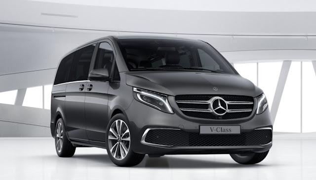 Mercedes Classe V Restylé (2019 à 2024) - Couleurs, code peinture