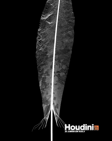 Houdini Adventures: procedural feather