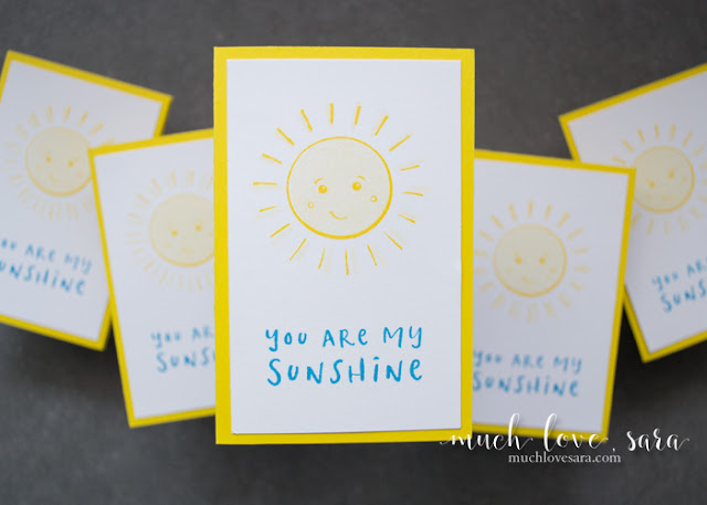 Much love, Sara | Cards & Paper projects made with love: Sunshine Mini ...