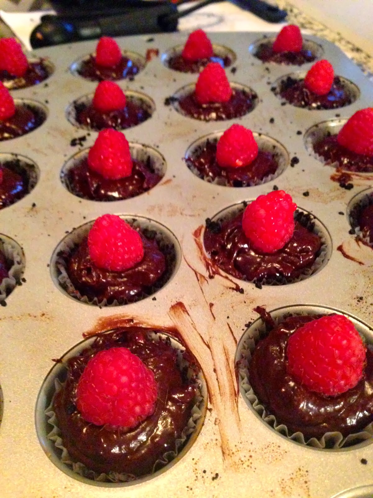 Cupcakes & Couture: Chocolate Raspberry Mini Tartelettes