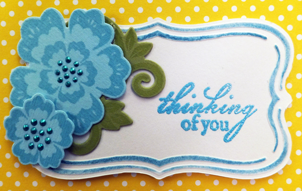 Paper Panacea: Yellow and turquoise card and a fabulous deal from a ...