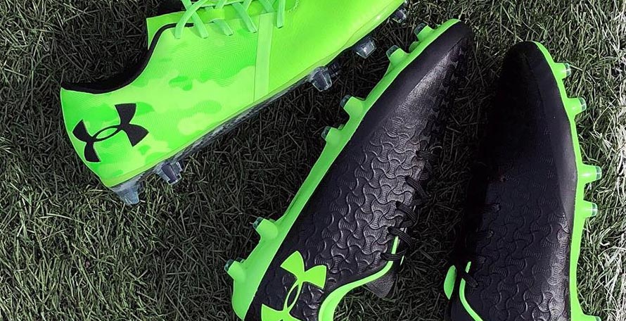 Lime Light & Black: New Under Armour Magnetico and Spotlight Boots ...