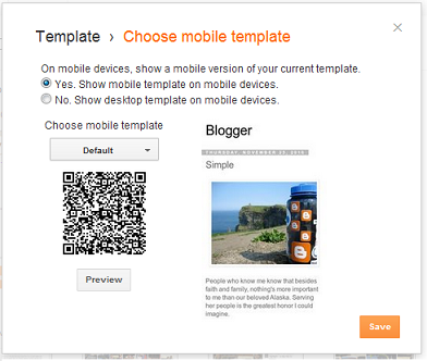 How to turn on a mobile theme / template for blogs in Blogger | Blogger ...