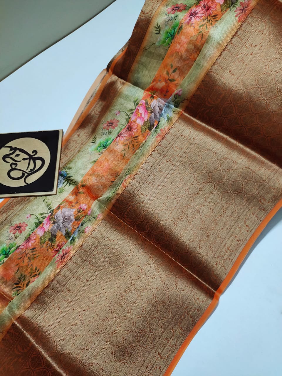 Floral warm silk sarees