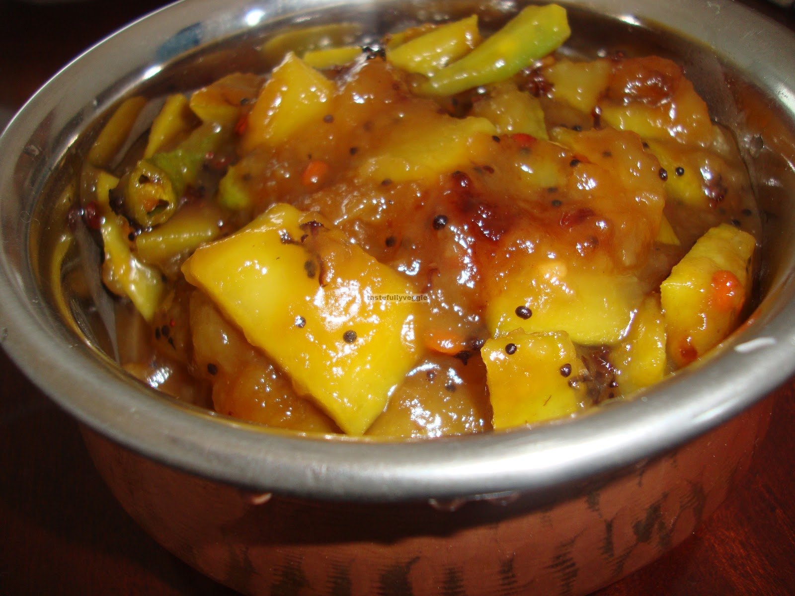 Tastefully Veggie ...: Mango Pachadi