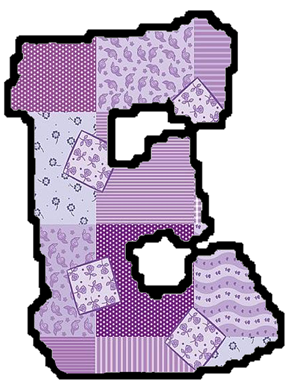 arte rabiscos e letras: Letras do alfabeto - Patchwork