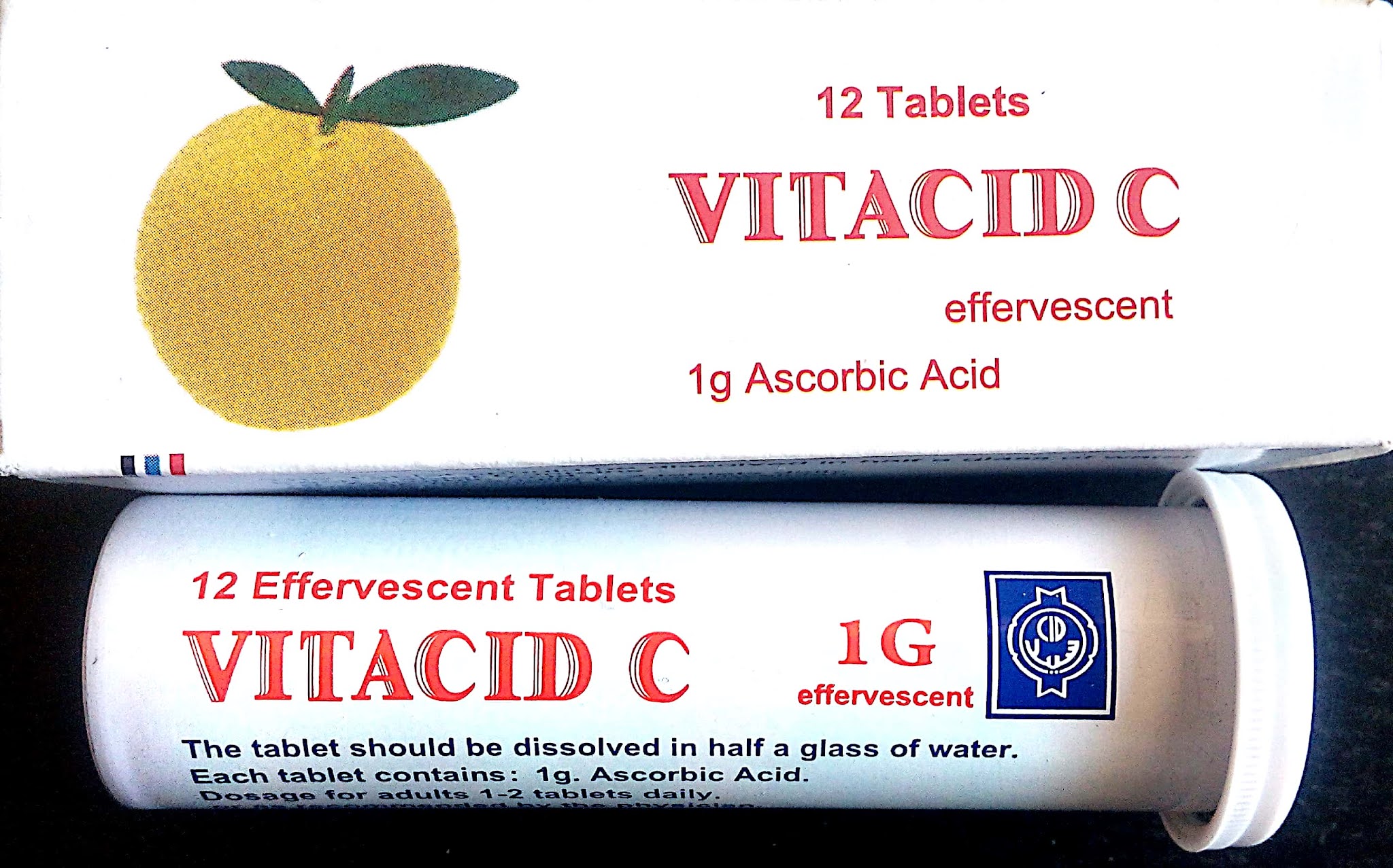 فيتاسيد ج أقراص فوارة VITACED C مقوي عام لعلاج حالات البرد والسعال ...