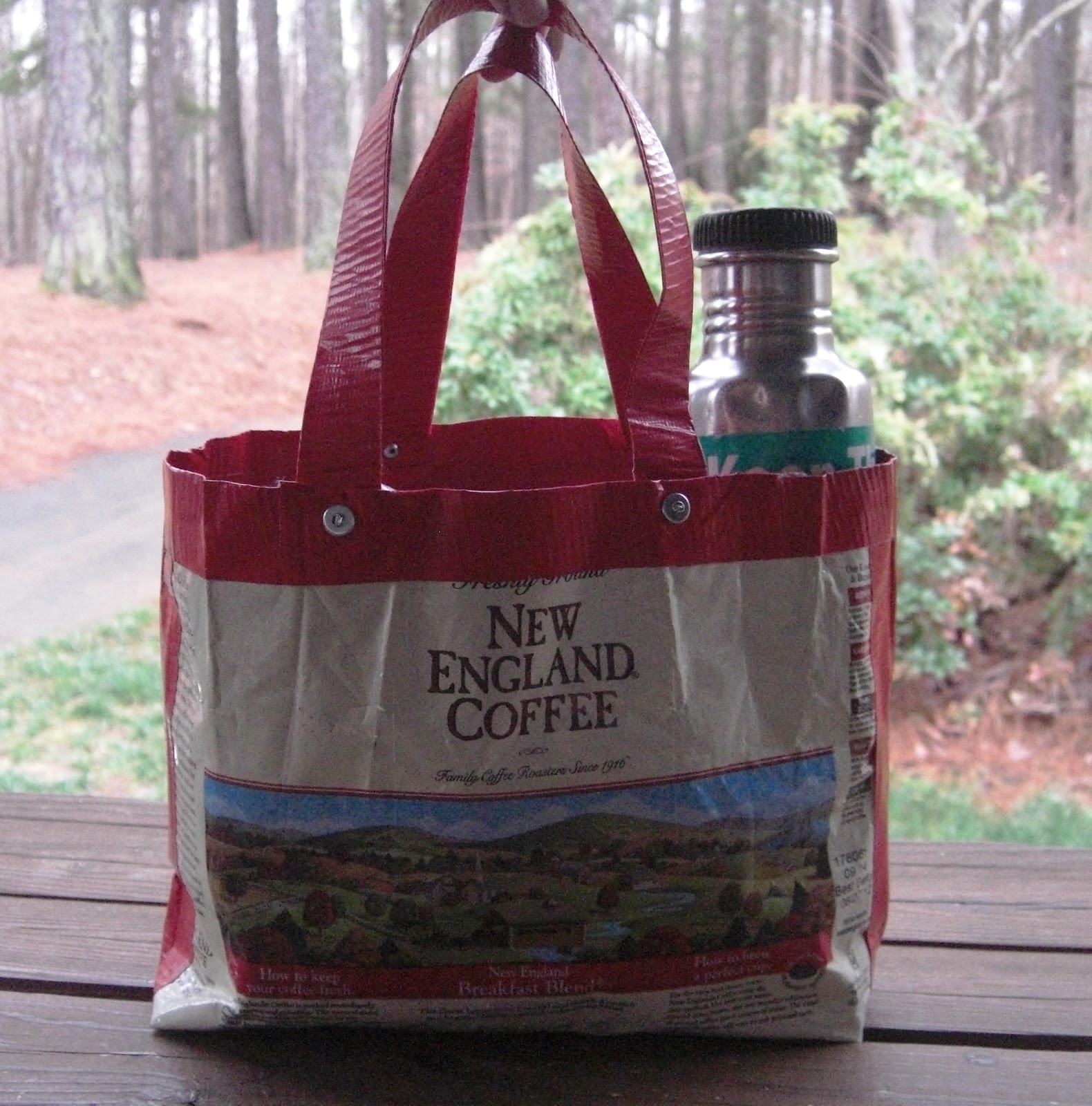 Eco-Smart Parent: Make Recycled Totes out of Coffee Bags this Saturday!