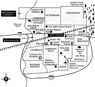 Make Dad Read Comics: Maps of Central and Keystone City