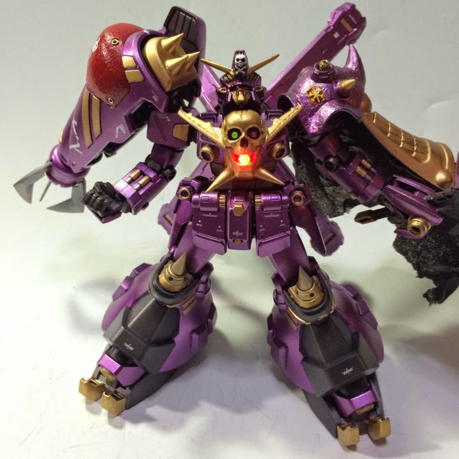 Custom Build: HGUC 1/144 Gundam GP02 "Crossbone Gundam X2 OVERLORD" + LED