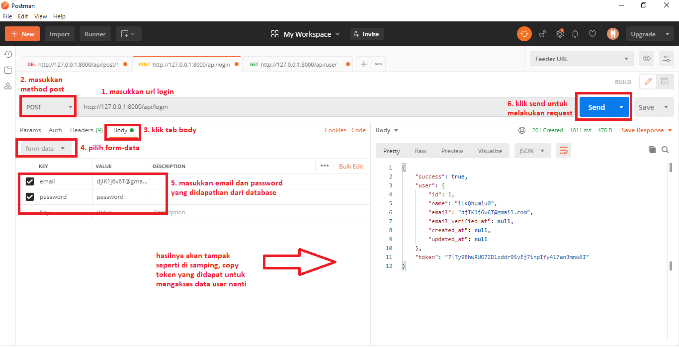 Restful Api Laravel Dan Sanctum 3 Menampilkan Data Dari Database Sahretech