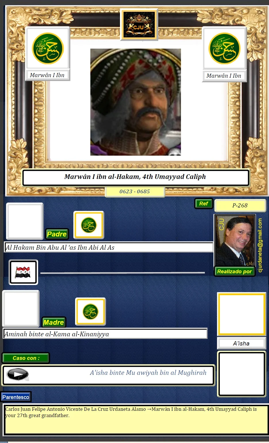 FAMILIA #URDANETA Y SUS PARIENTES #GENEALOGIA #GENEALOGY: Marwân I ibn ...