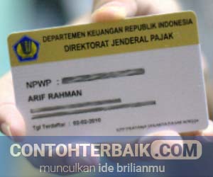 3 Contoh NPWP dengan Penjelasan Terbaik - Smansa Edu