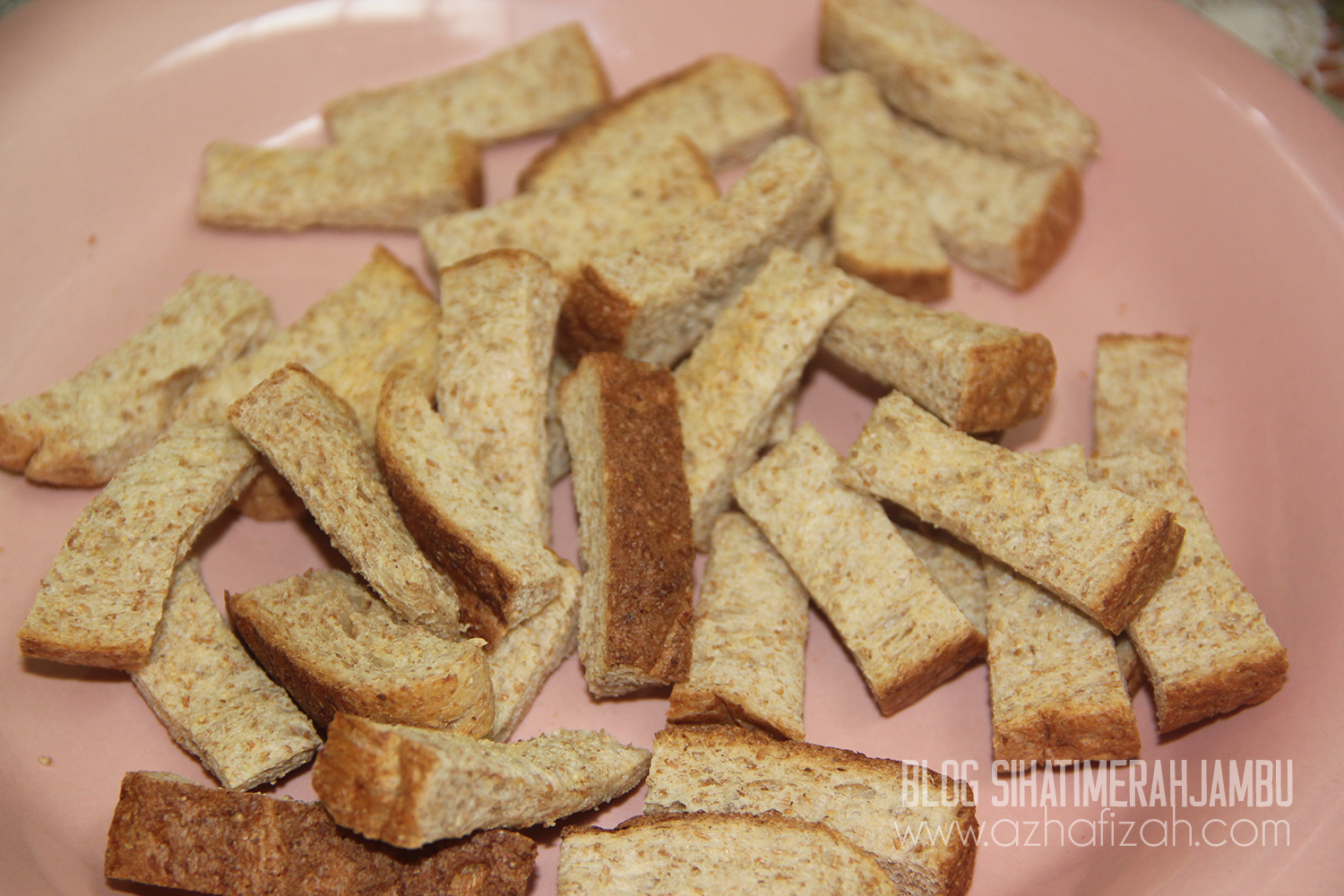 Resepi Jejari Roti Bersalut Coklat dan Nestum | Blog Sihatimerahjambu