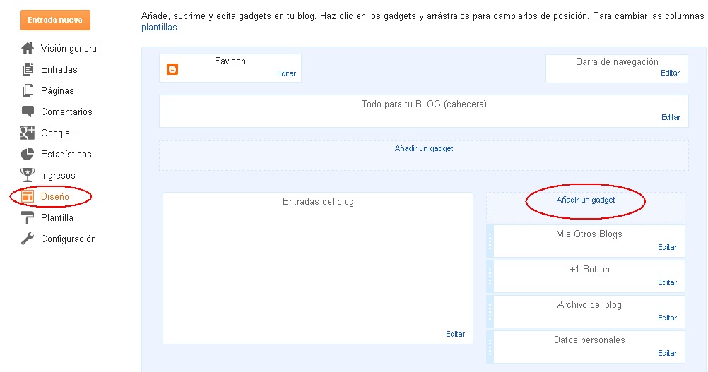 Todo para tu BLOG: Como Insertar Código HTML en tu Blog