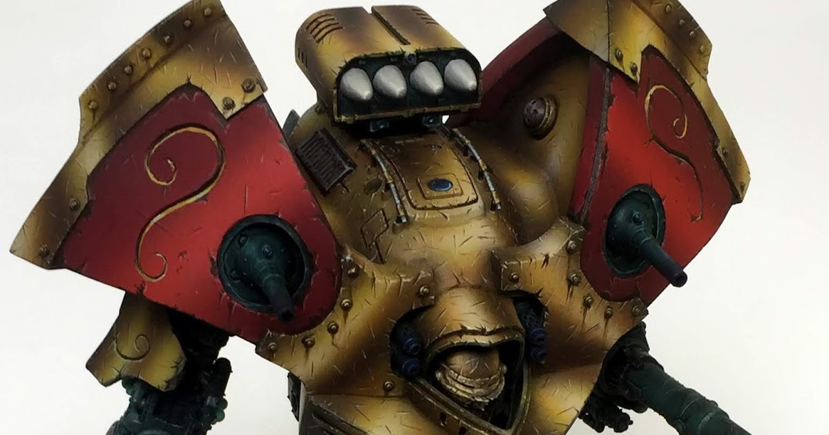 Bluewarp studios: Project: Custodes Castellan Knight Sneak Peak- Completed