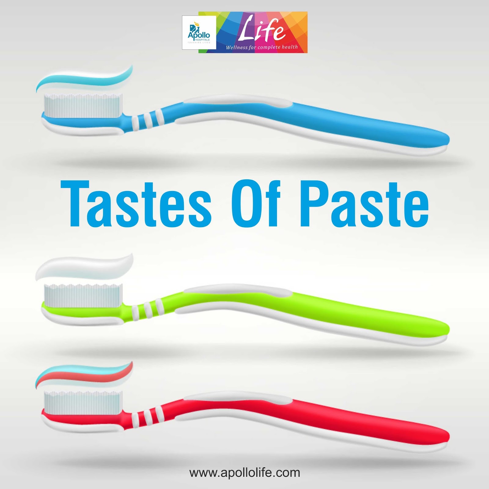 Apollo Life: Tooth Paste Types and their Main Purposes