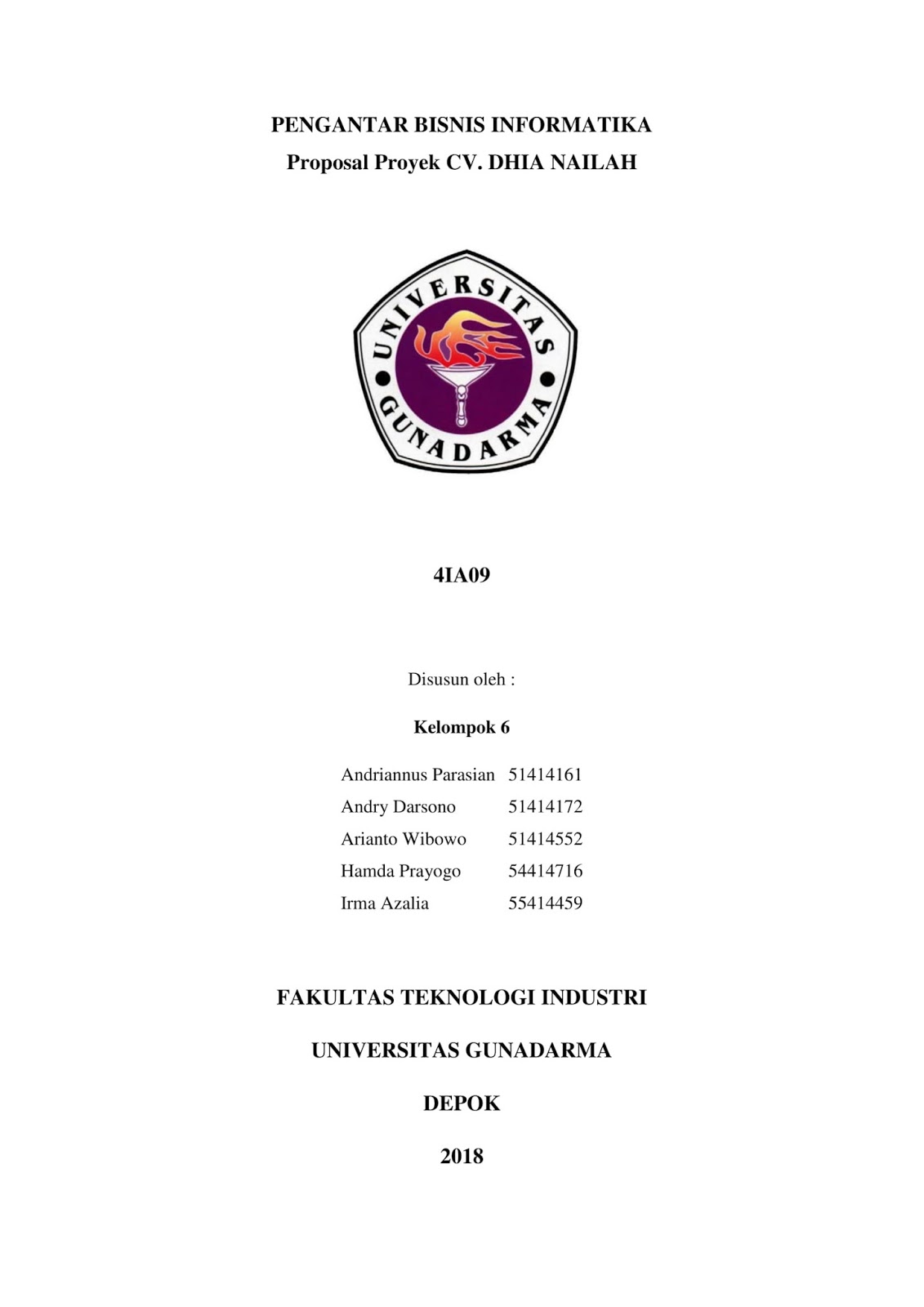 Proposal Proyek – Coretan Proposal Proyek – Coretan
