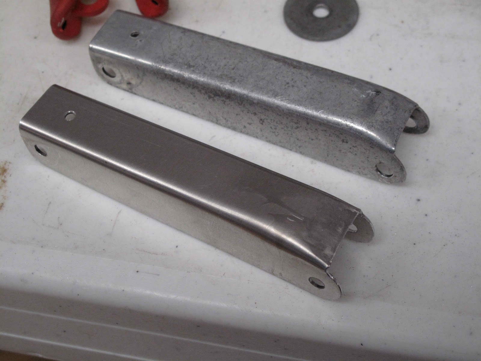 Cessna 140 Rebirth: Window Latch Aluminum Link