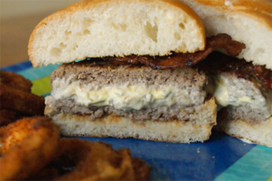 Jalapeño Cream Cheese Burgers | The Two Bite Club