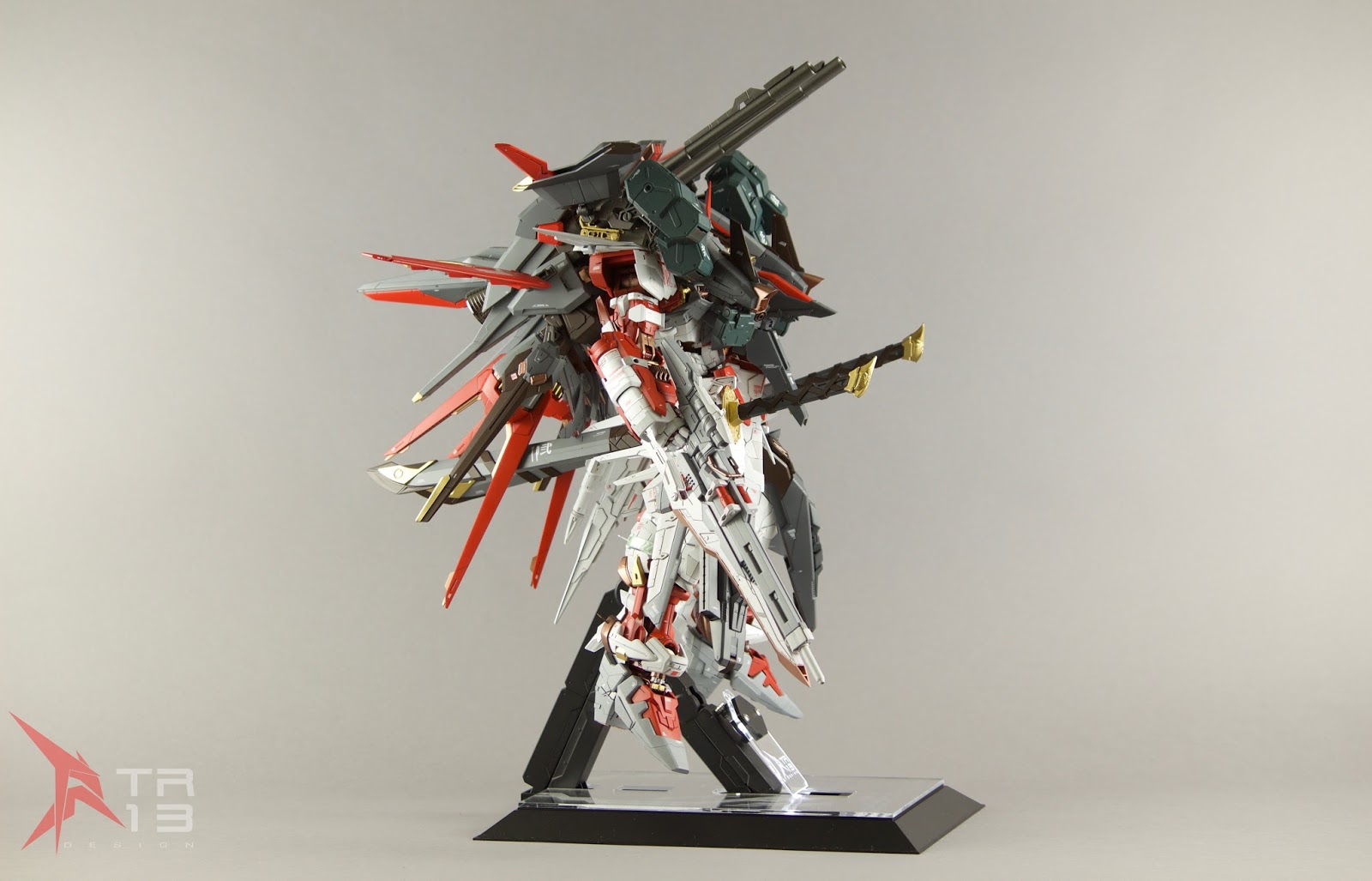 Custom Build: PG 1/60 Gundam Astray Red Frame "Raizen" Full Armour Mode