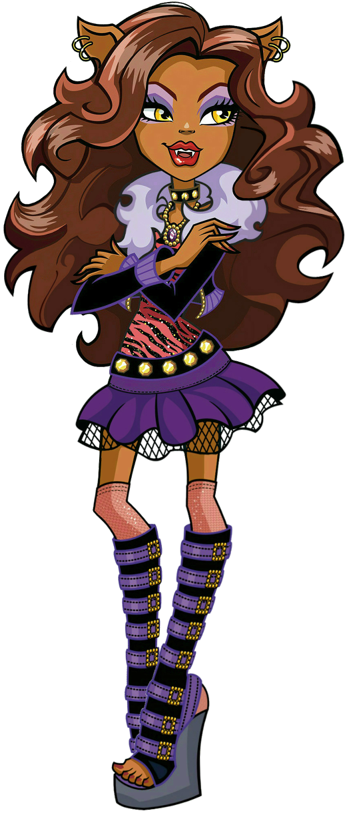 Todo sobre Monster High: Nuevo artwork/PNG de Clawdeen Wolf