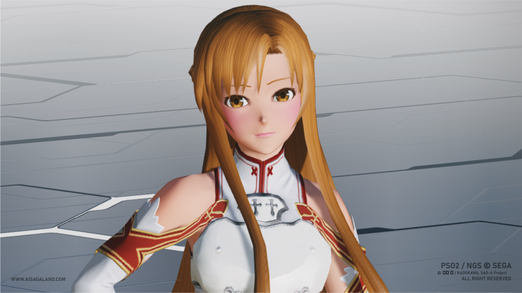 PSO2 NGS Character Creation - Yuuki Asuna - Aisaga Land