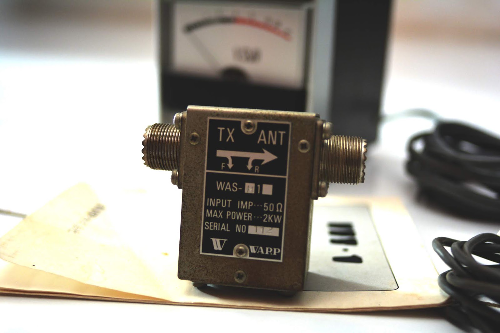 VINTAGE RADIO : Auto SWR METER | WARP -1 JAPAN