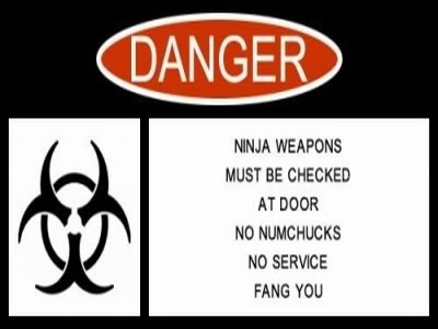 Freaky Ninja: Ninja Signs