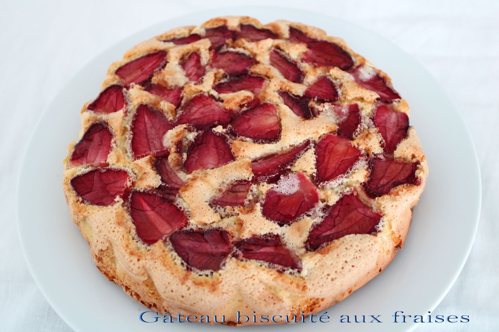 GATEAU GAGA - Love cakes: Gâteau biscuité aux fraises
