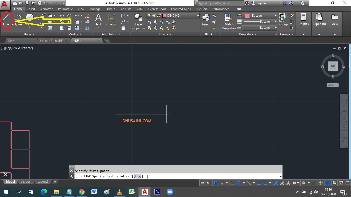 LENGKAP !! FUNGSI DRAW PADA MENU HOME AutoCAD - Husaini Blog