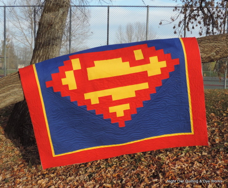 Night Owl Quilting & Dye Works: Superman