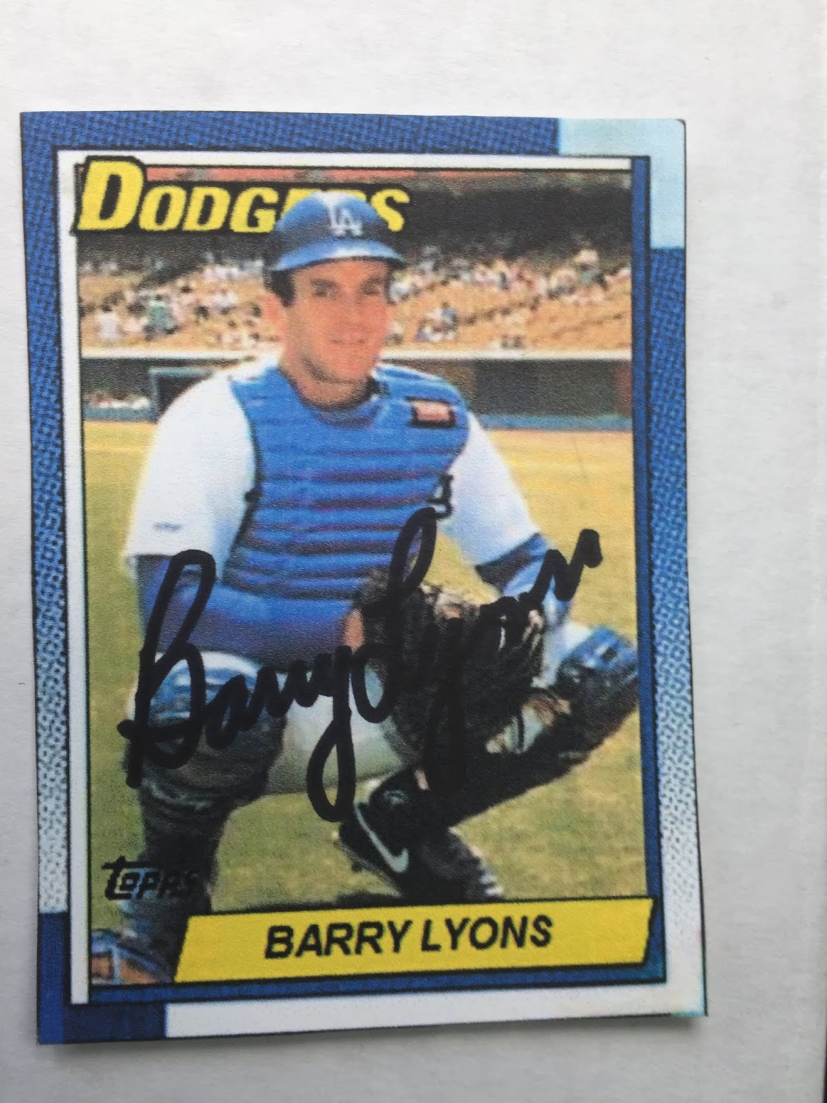 Completing the 1992 Topps set: 1992 Topps #943 Barry Lyons