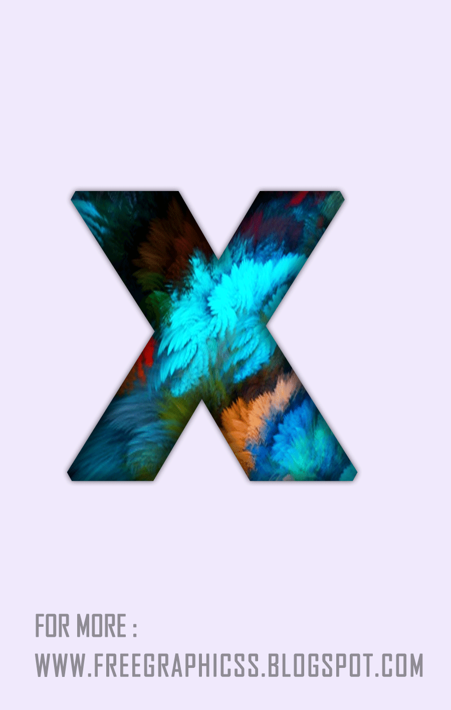 Colorful WORDS design Free Alphabets graphic design download