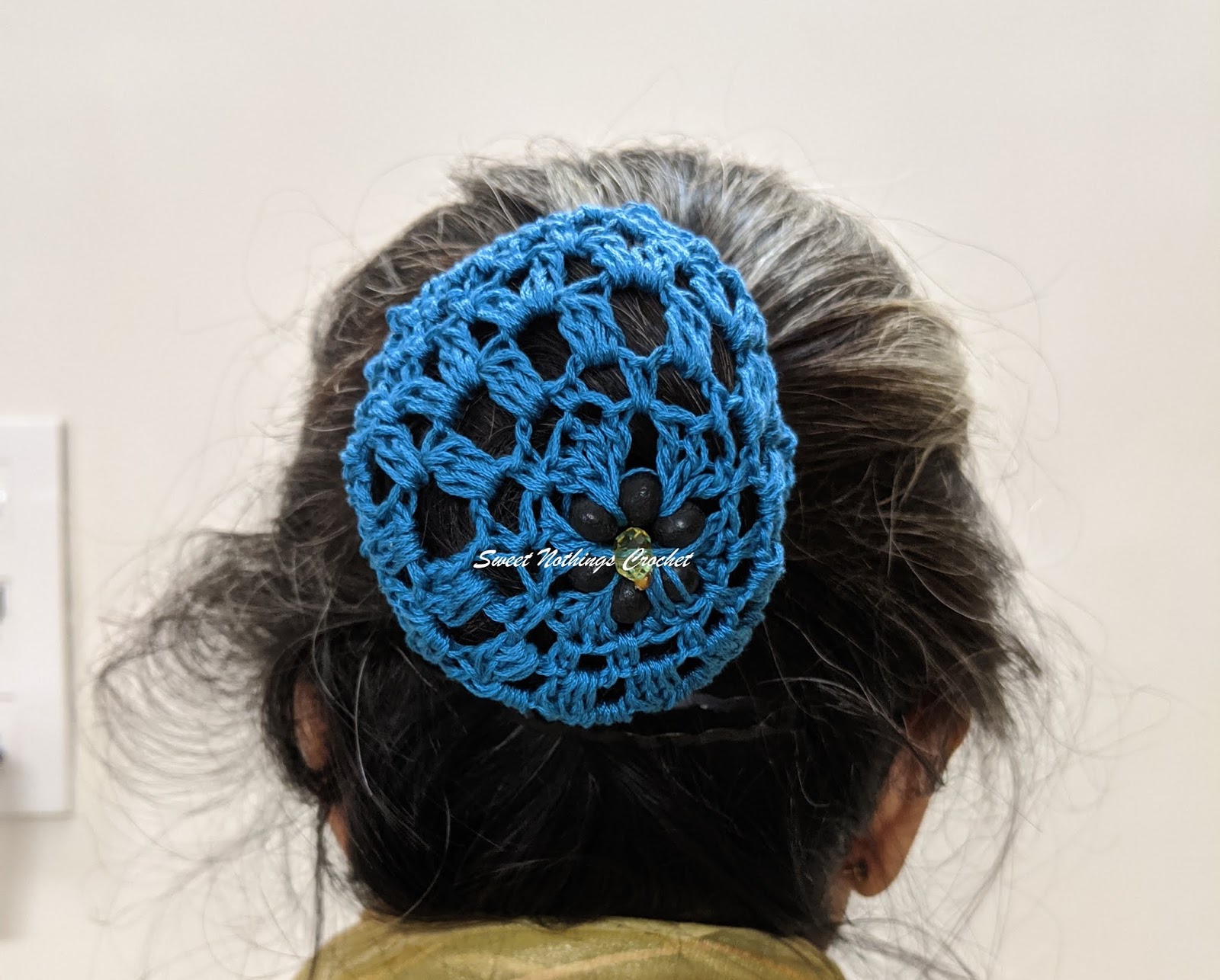 Sweet Nothings Crochet: BEADED HAIR NET - 6