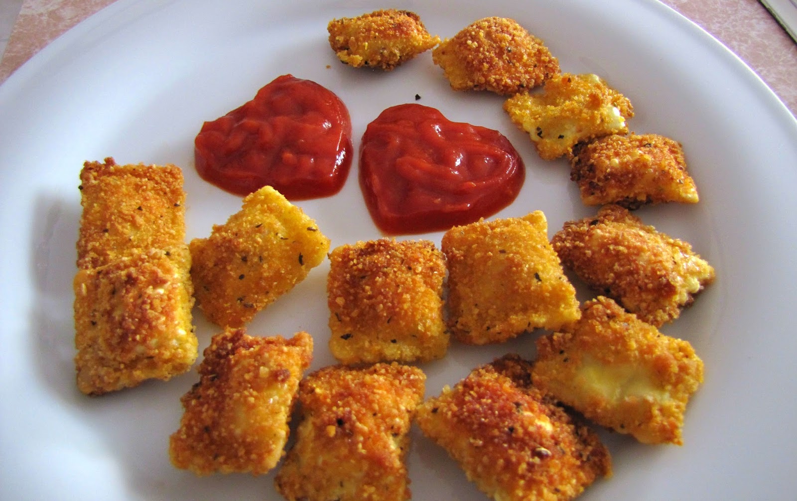 Deliciosa y sencilla receta de ravioles empanizados.