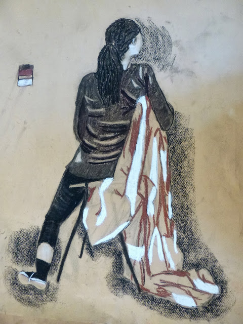 Lane Tech Art Studio : Figure Drawing and Expressing Light