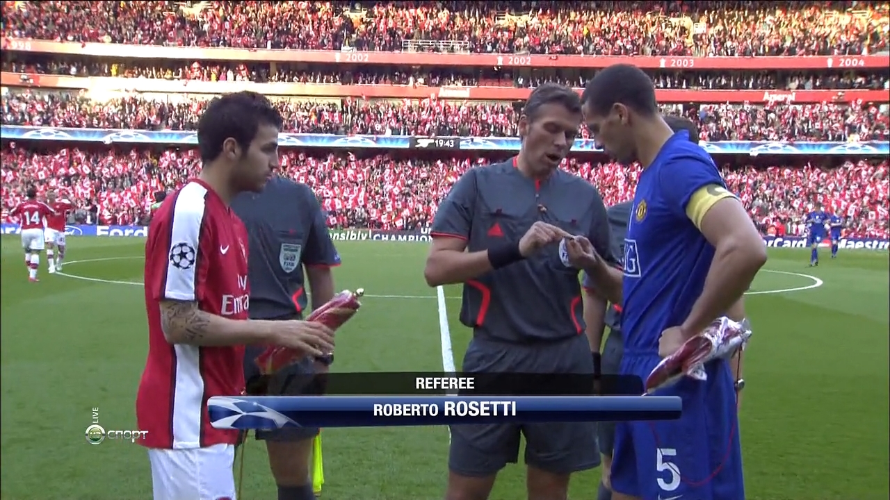 Arsenal vs Manchester United - Semi-finals Leg 2 UEFA Champions League ...