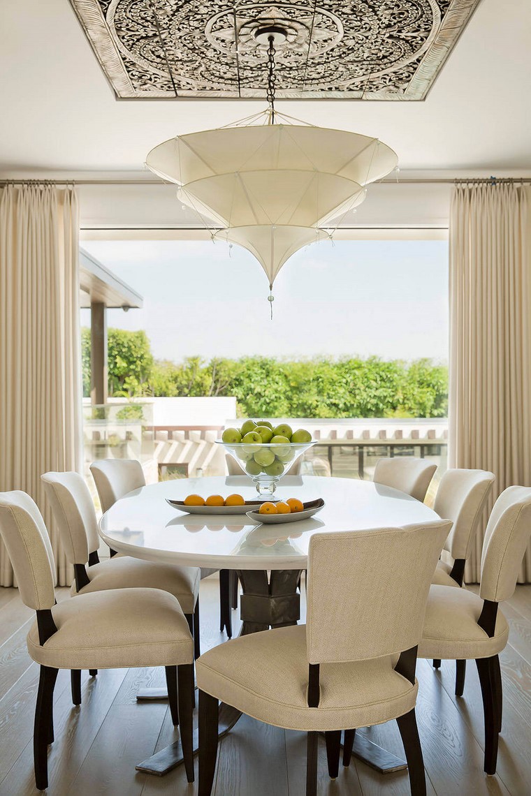 Comedores modernos blancos: + 25 Ideas de estilo y la elegancia