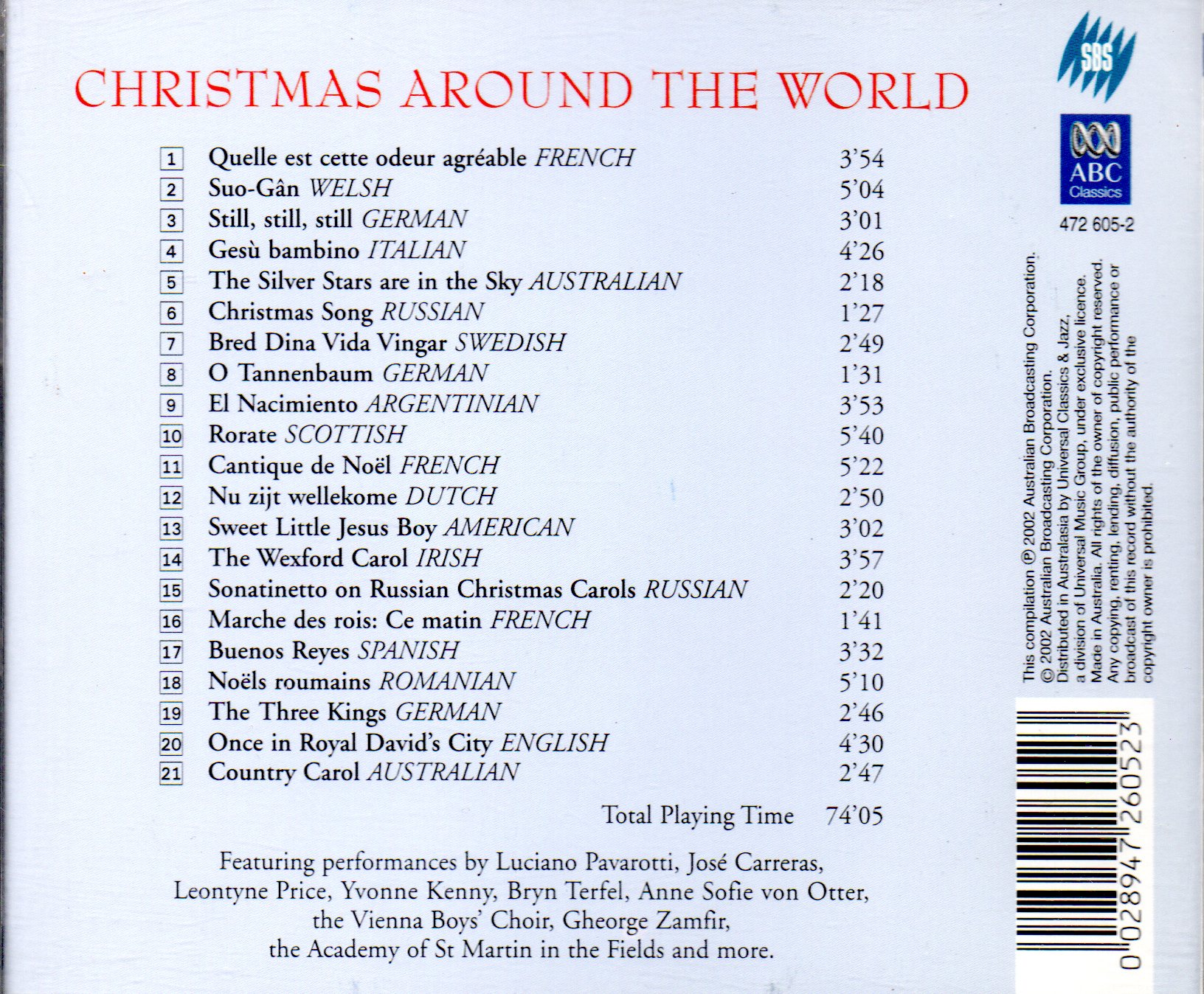 Music From Our World: Christmas Around the World - A Collection of ...