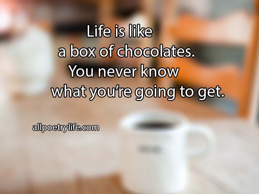 Life is like a box | English poetry on life poems sad quotes