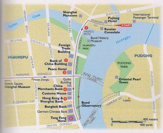 Travel and Hotel: A Walk Along The Bund in Shanghai