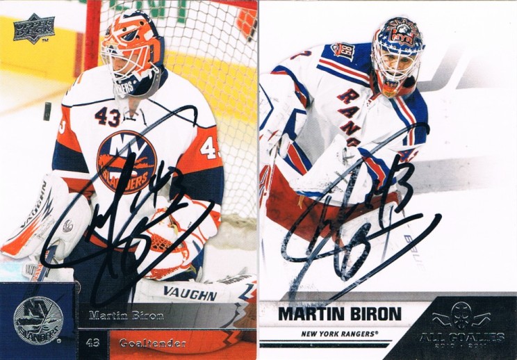 The Cardboard and Me: TTM: Martin Biron
