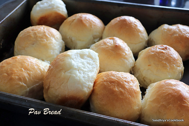 Sandhiya's Cookbook: Home made Pav bread | Pav bread using Tangzhong method