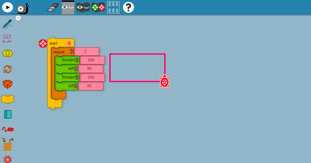 SugarBlog: Quadrants and figures in TurtleBlocks