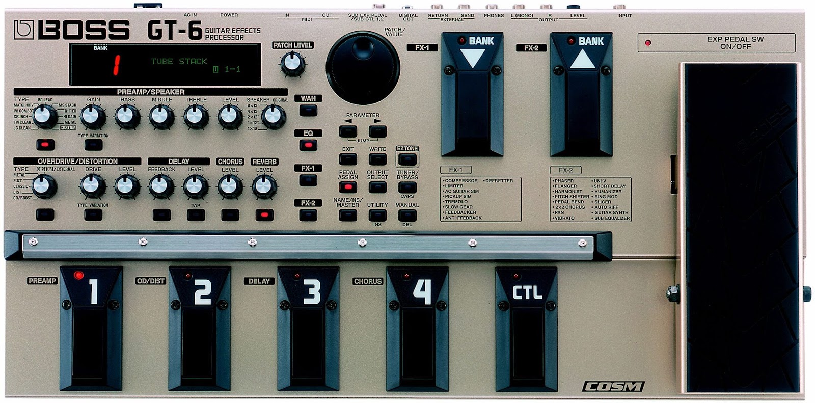 Atoragon's Guitar Nerding Blog: Review: Boss GT-6