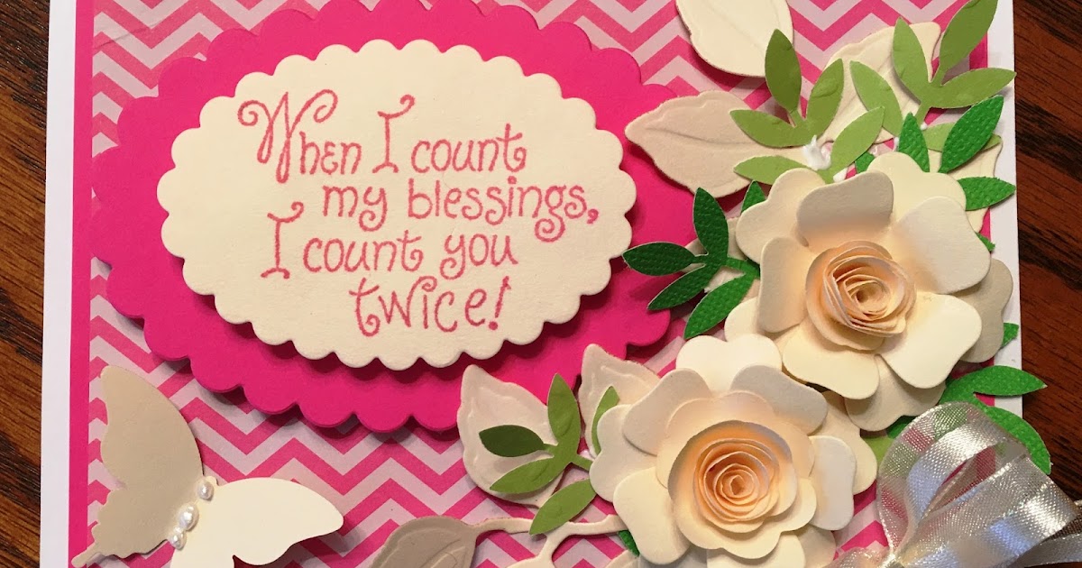 Homespun Cards: I Count You Twice