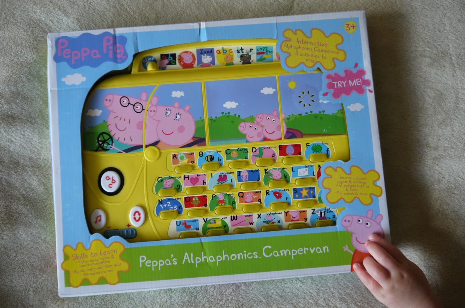 Peppa Pig Peppa Pigs Alphaphonics Campervan Electronic Toy Phonics ...